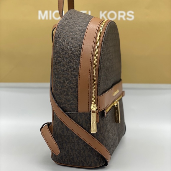Michael Kors | Bags | Michael Kors Kenly Medium Backpack Brown | Poshmark